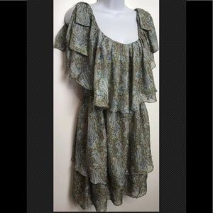 Ryu | Dresses | Ryu Dress Ruffle Boho Romantic Sleeveless Tiered | Poshmark